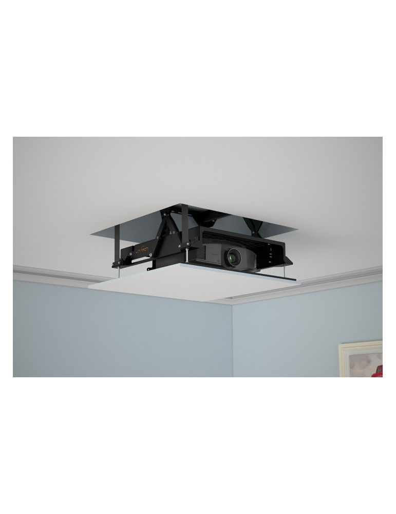 Support plafond motorisé pour vidéo projecteur max. 20 kg -200 mm